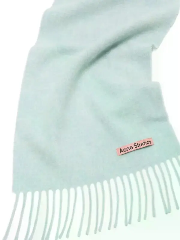 Acne Studios Fringe Wool Scarf Skinny