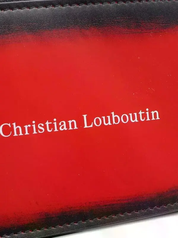 CHRISTIAN LOUBOUTIN 2020s Canopy Leather Coin Purse