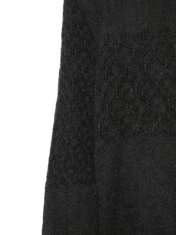 Dries Van Noten 2000s Lace-knit Sweater