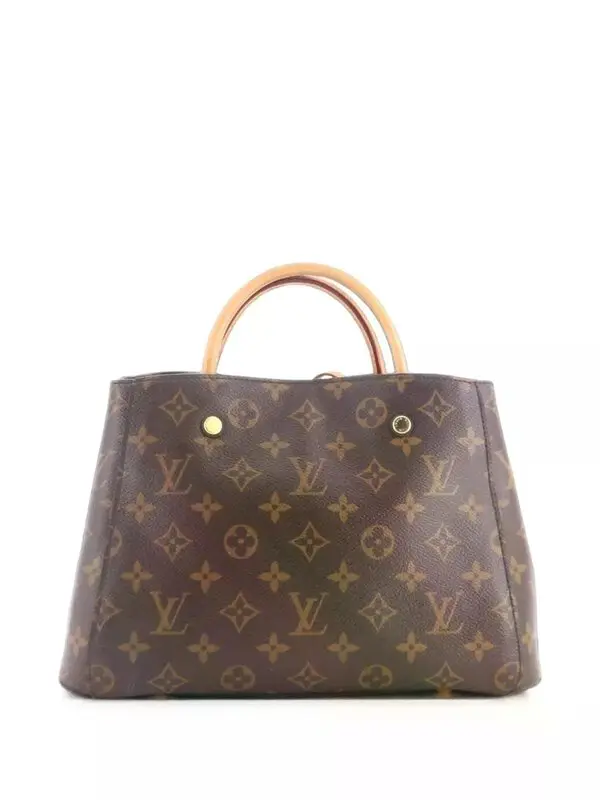 LOUIS VUITTON Montaigne Monogram Canvas Bb Satchel