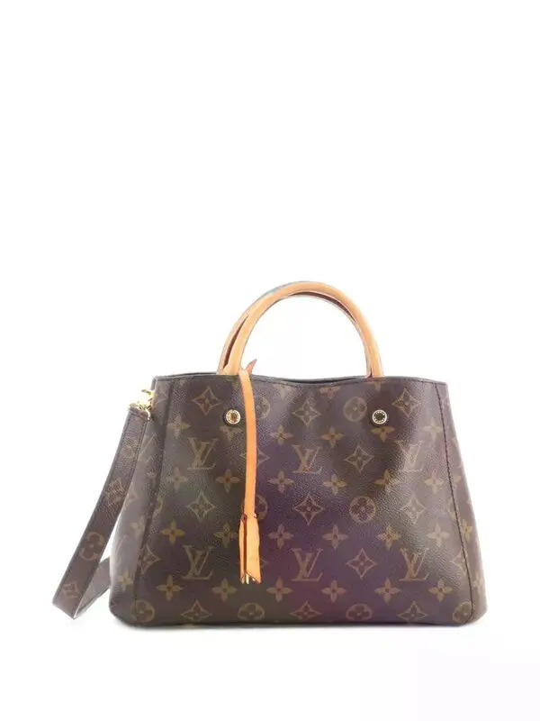 LOUIS VUITTON Montaigne Monogram Canvas Bb Satchel