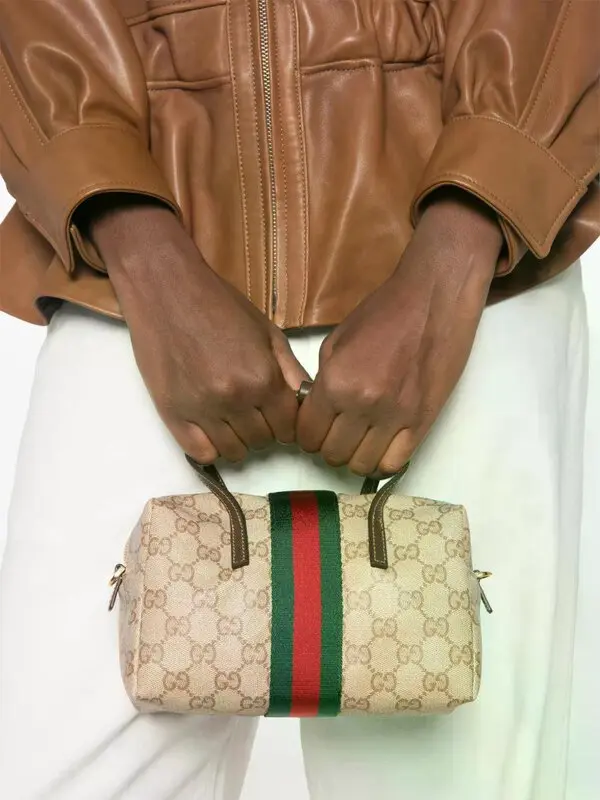 Gucci Boston Gg Supreme Mini Bag