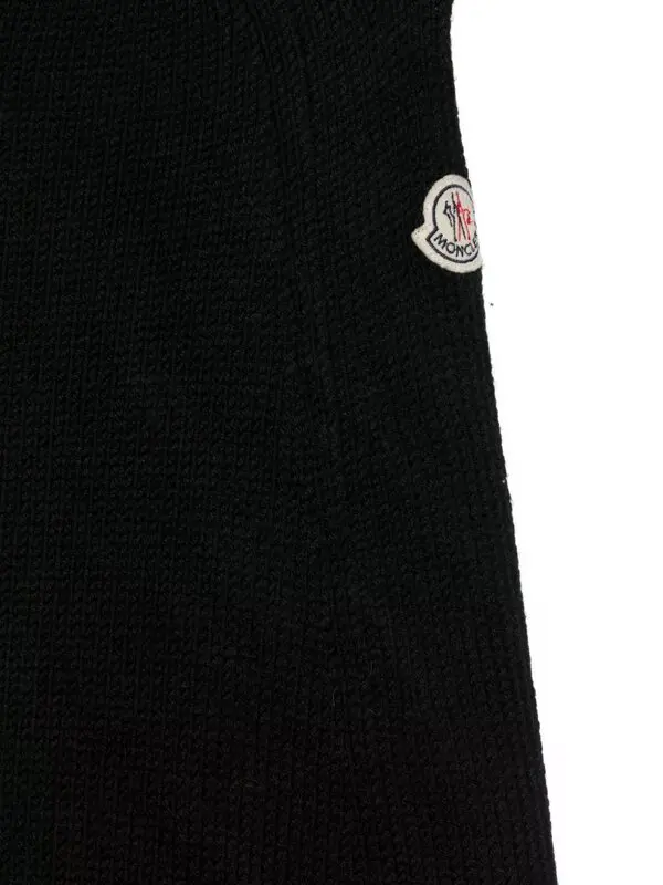 Moncler 2000s Roll-neck Logo-patch Sweater