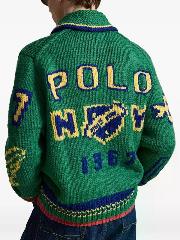 Polo Ralph Lauren Varsity-inspired Wool Full-zip Jumper
