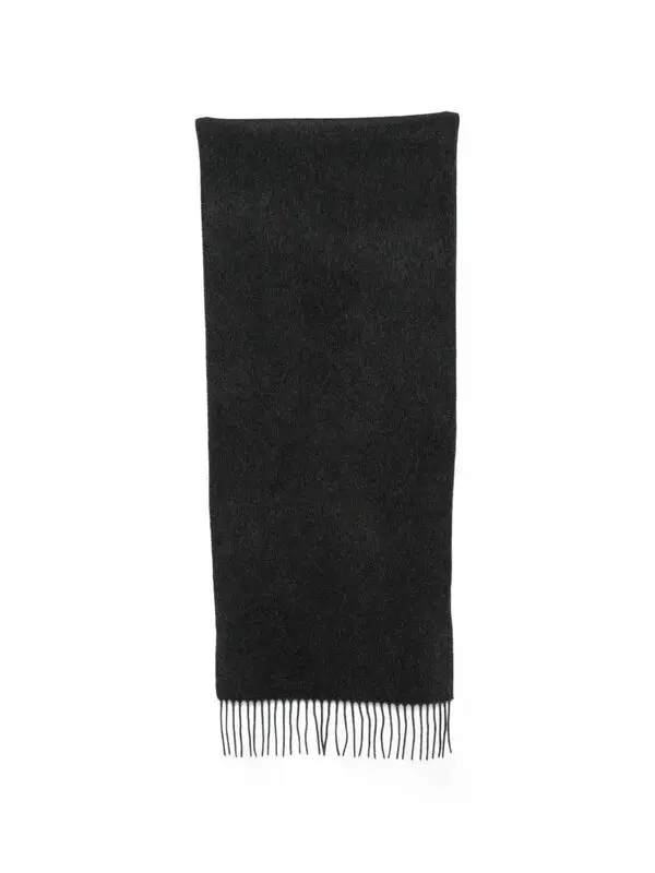 Canali Fringed Scarf - Grey