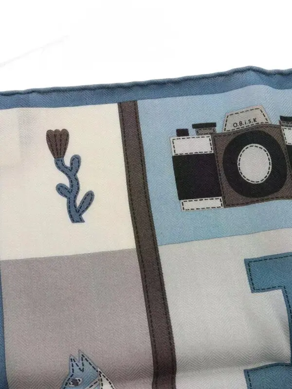 Hermès 2020s Jeu De Piste Scarf - Grey