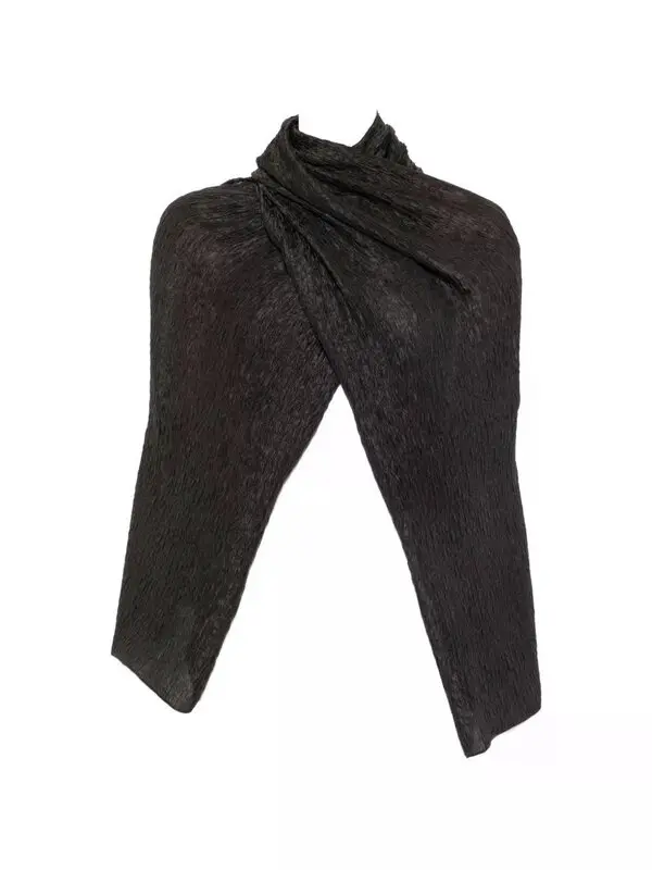 CORTANA Anhelo Crinkled-finish Sleeves - Brown