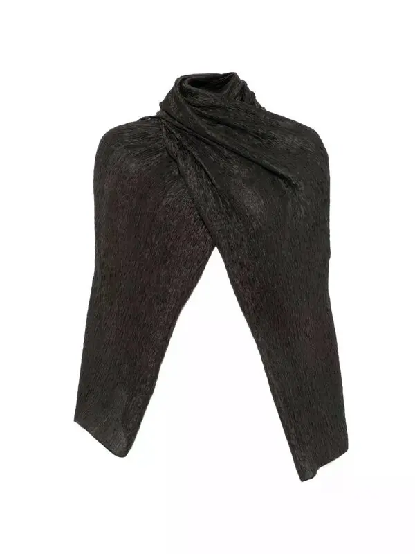 CORTANA Anhelo Crinkled-finish Sleeves - Brown