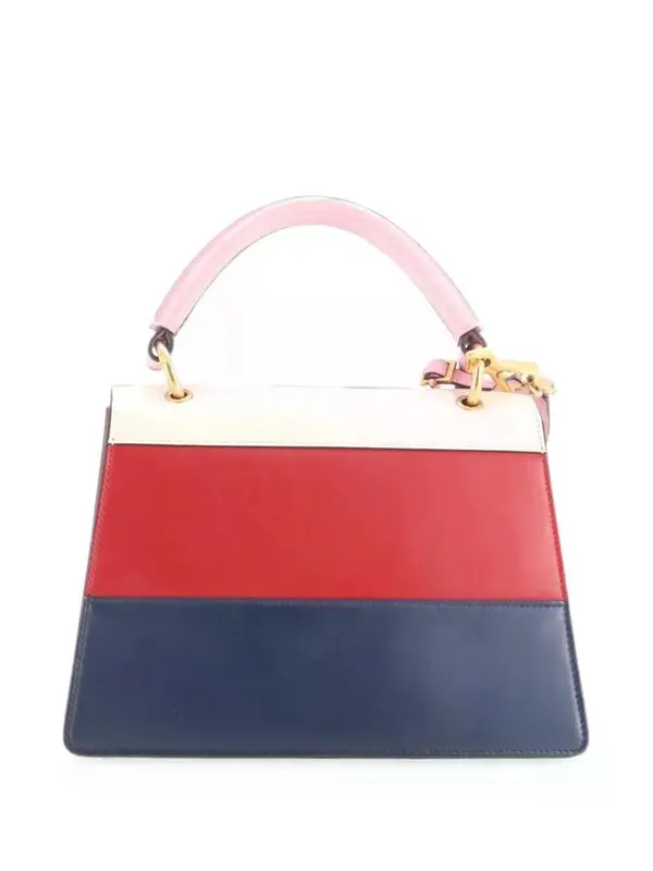 Gucci Queen Margaret Colorblock Leather Small Satchel - Multicolour