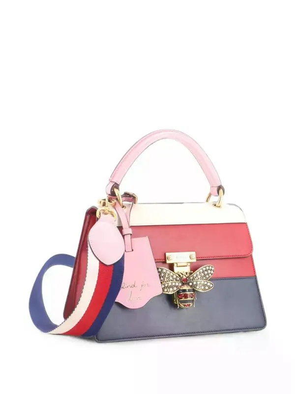 Gucci Queen Margaret Colorblock Leather Small Satchel - Multicolour