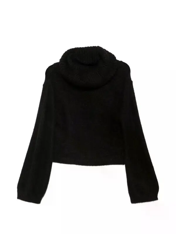Versace 2000s Cowl-neck Knit Sweater