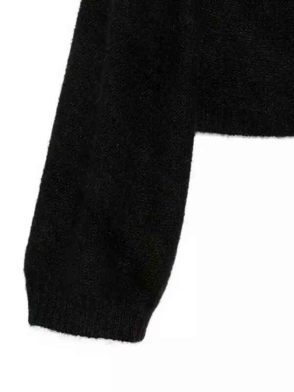Versace 2000s Cowl-neck Knit Sweater