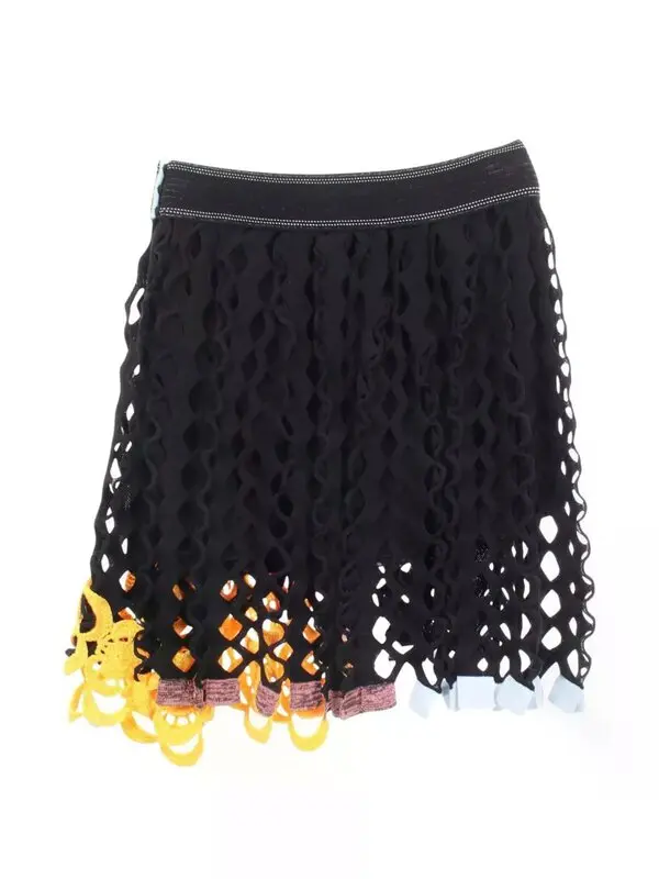 Dior 2010s Crochet-knit Mini Skirt