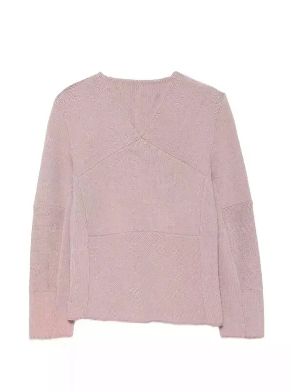 Miu Miu 2000s V-neck Panelled Sweater