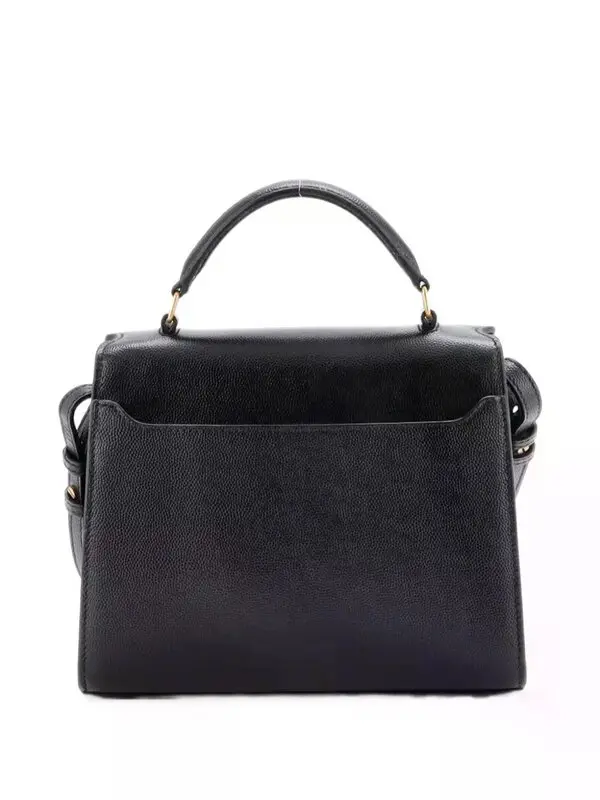 Saint Laurent Cassandra Top Handle Bag Leather Mini Shoulder Bag