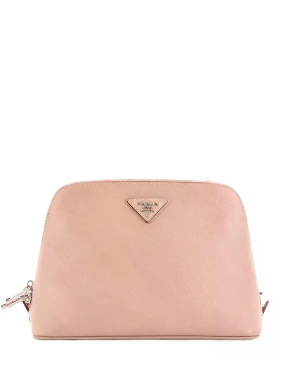 Prada Promenade Saffiano Leather Small Backpack - Neutrals