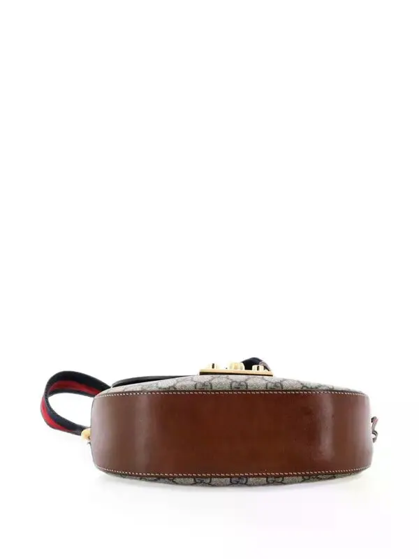 Gucci Padlock Saddle Bag - Black