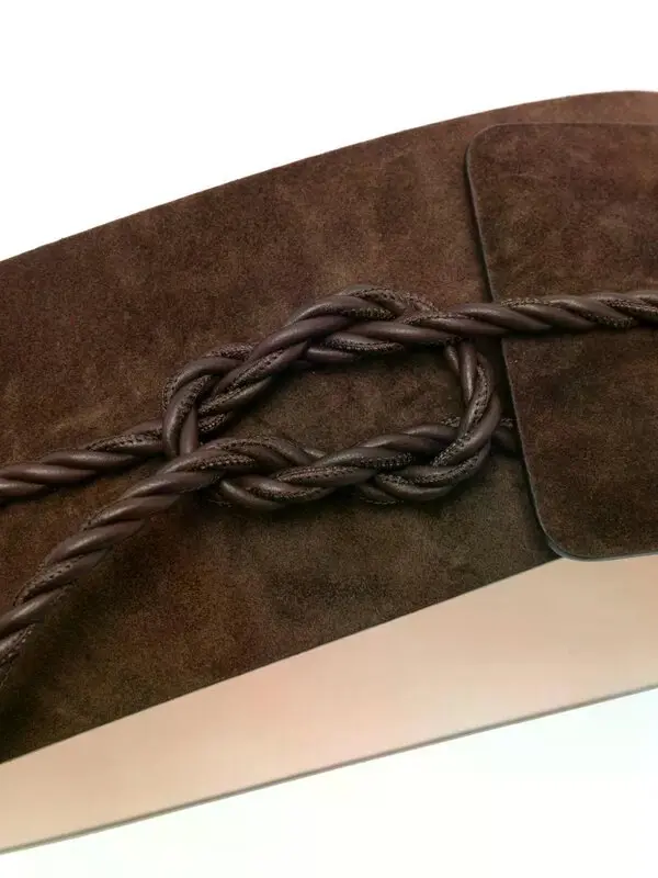 DEHANCHE Sedona Braided Suede Belt