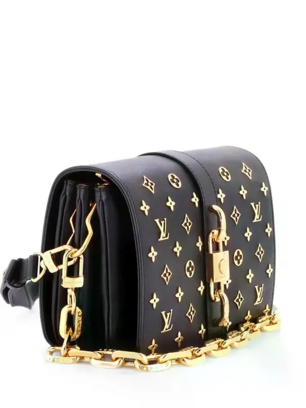 LOUIS VUITTON Rendez-vous Monogram Metal Calfskin Shoulder Bag