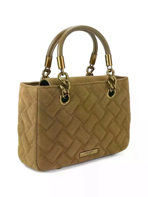 Kurt Geiger Woven-effect Eagle Tote Bag - Neutrals
