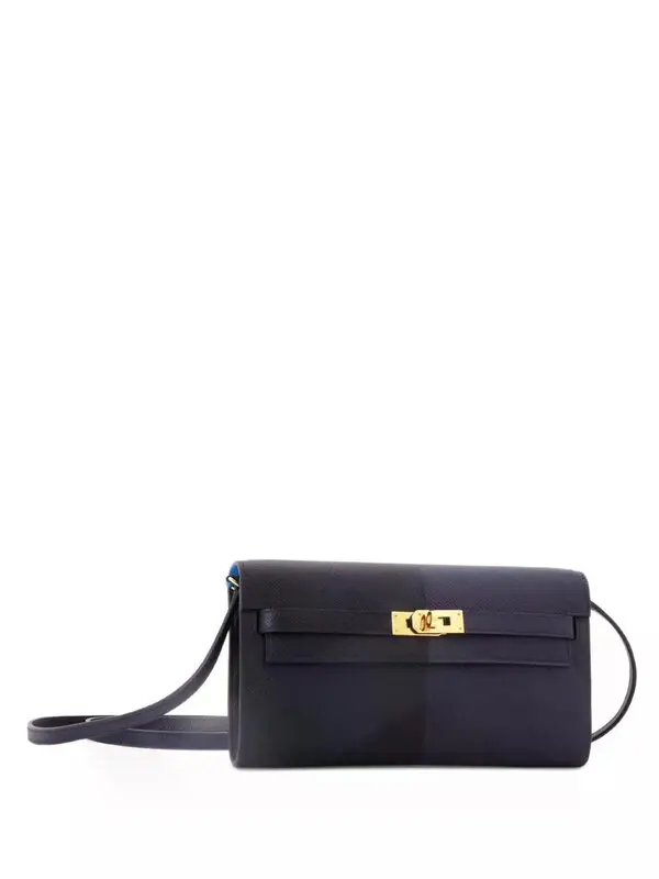 Hermès Casaque Kelly To Go Wallet Epsom Clutch Bag - Black