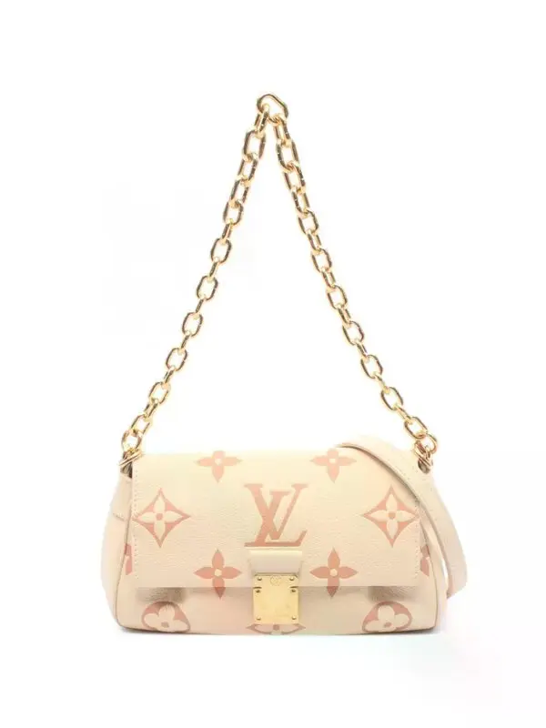 LOUIS VUITTON Monogram Empreinte Favorite Handbag - Neutrals
