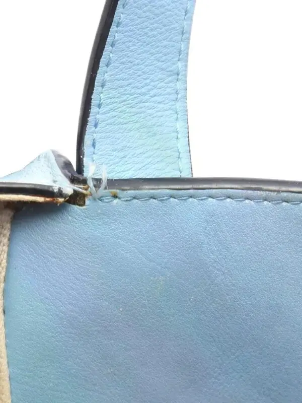 Loewe 2000s Small Hammock Leather Handbag - Blue