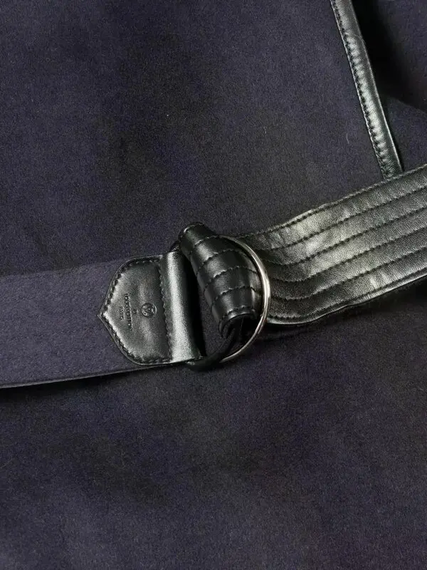 LOUIS VUITTON 2010s Monogram Hooded Wrap Coat