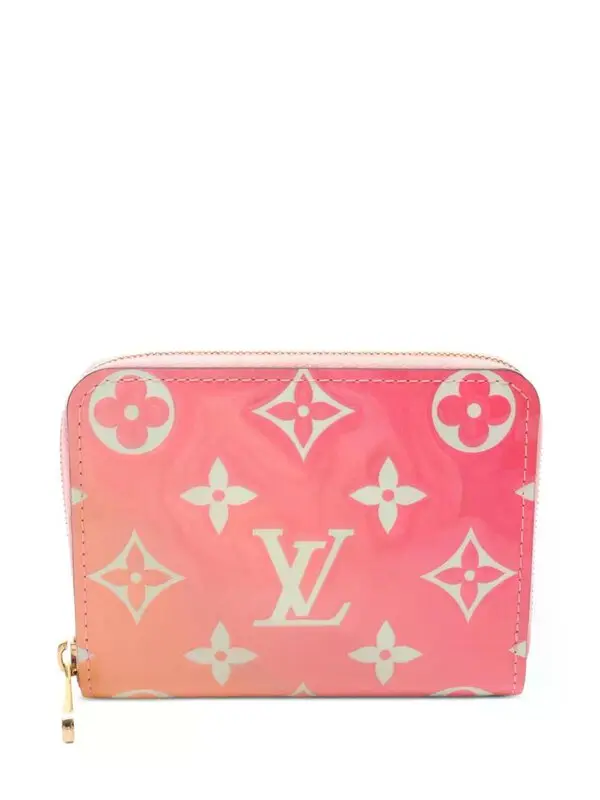 LOUIS VUITTON 2019 Monogram Vernis Zippy Leather Coin Purse - Pink