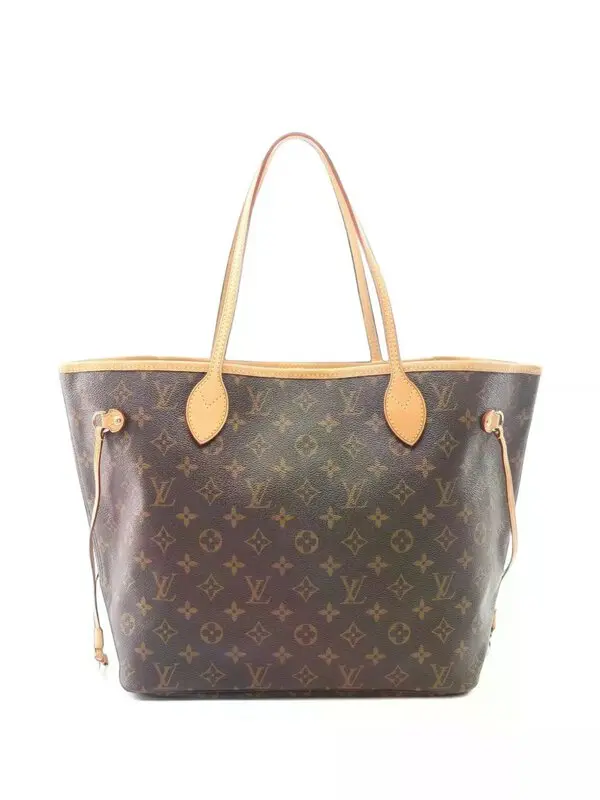 LOUIS VUITTON 2007 Monogram Neverfull Mm Tote Bag - Brown