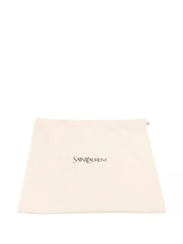 Saint Laurent Small Grained Calfskin Hobo Shoulder Bag - Black