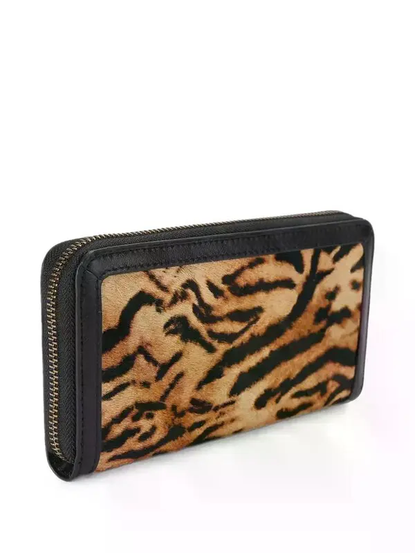 Kurt Geiger Tiger-print Eagle-head Wallet