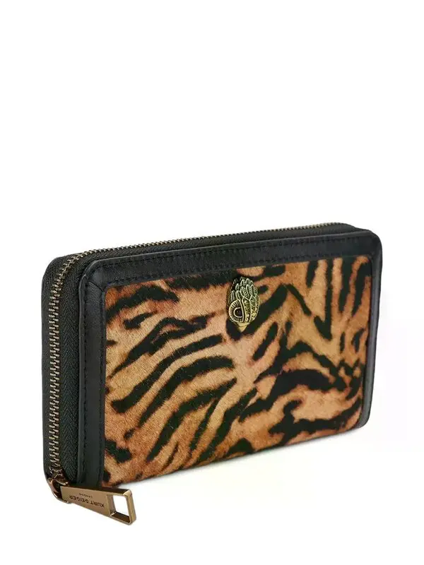 Kurt Geiger Tiger-print Eagle-head Wallet