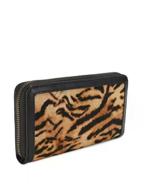 Kurt Geiger Tiger-print Eagle-head Wallet