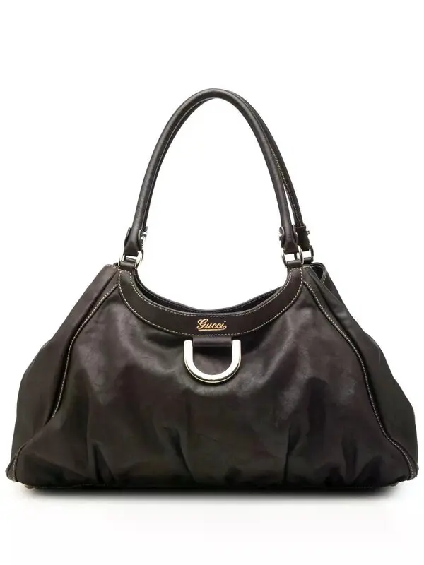Gucci 2000-2015 Large Calfskin Abbey D Ring Shoulder Bag