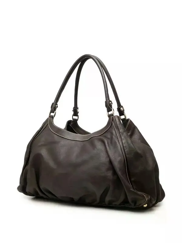 Gucci 2000-2015 Large Calfskin Abbey D Ring Shoulder Bag
