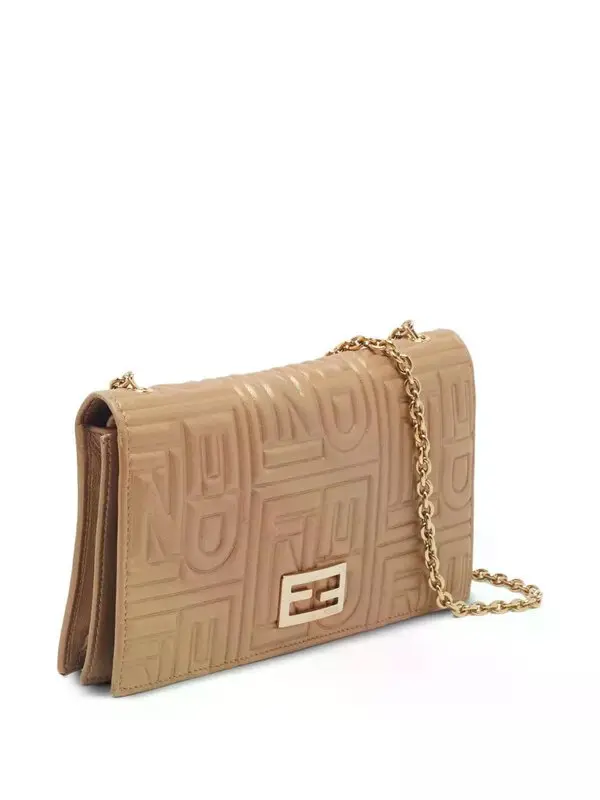 Fendi 2008 Baguette Ff Wallet-on-chain Mini Bag