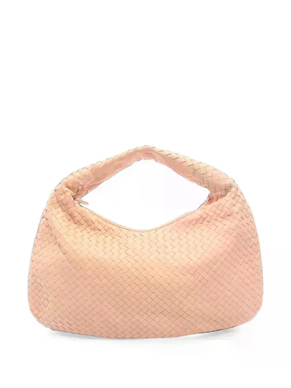 Bottega Veneta 2010s Intrecciato Clutch Bag - Pink