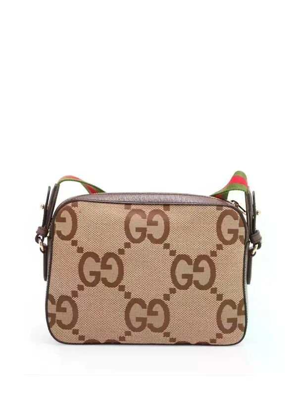 Gucci 2016-2026 Jumbo Gg Canvas Web Crossbody Bag
