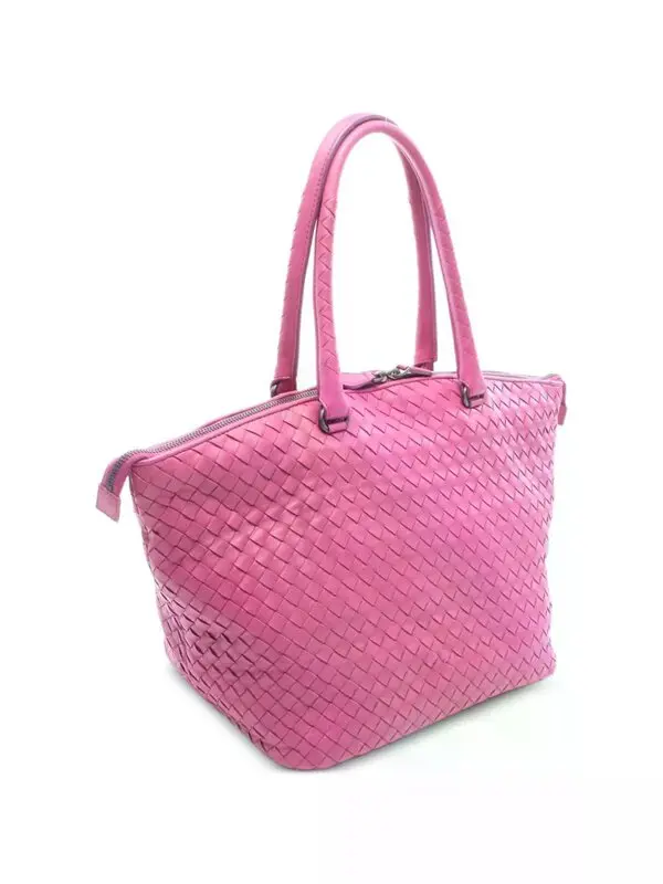 Bottega Veneta Intrecciato Tote Bag - Pink