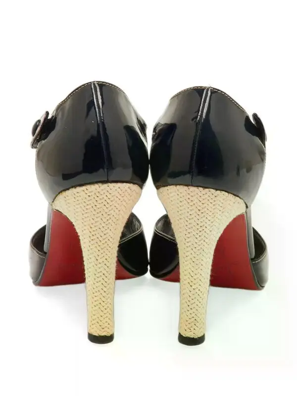 CHRISTIAN LOUBOUTIN T-strap Peep-toe Sandals