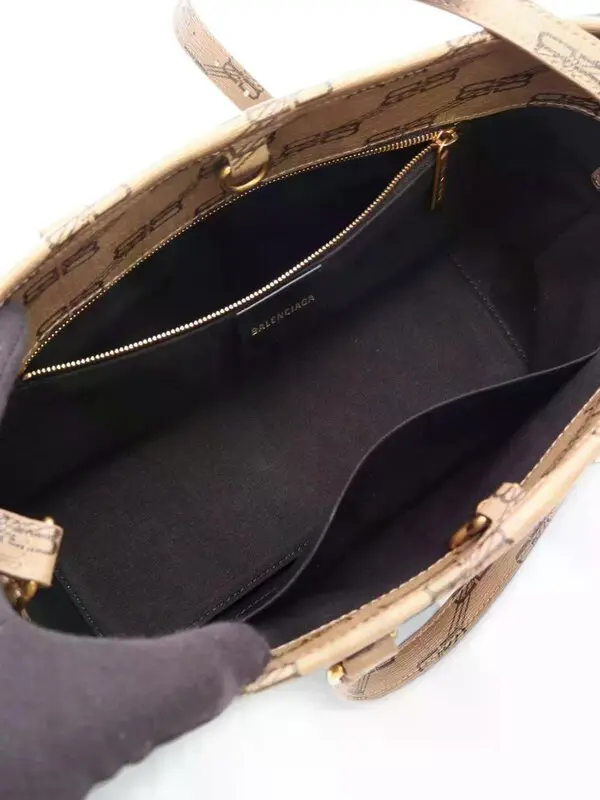 Balenciaga 2010s Small Bb Monogram Tote Bag