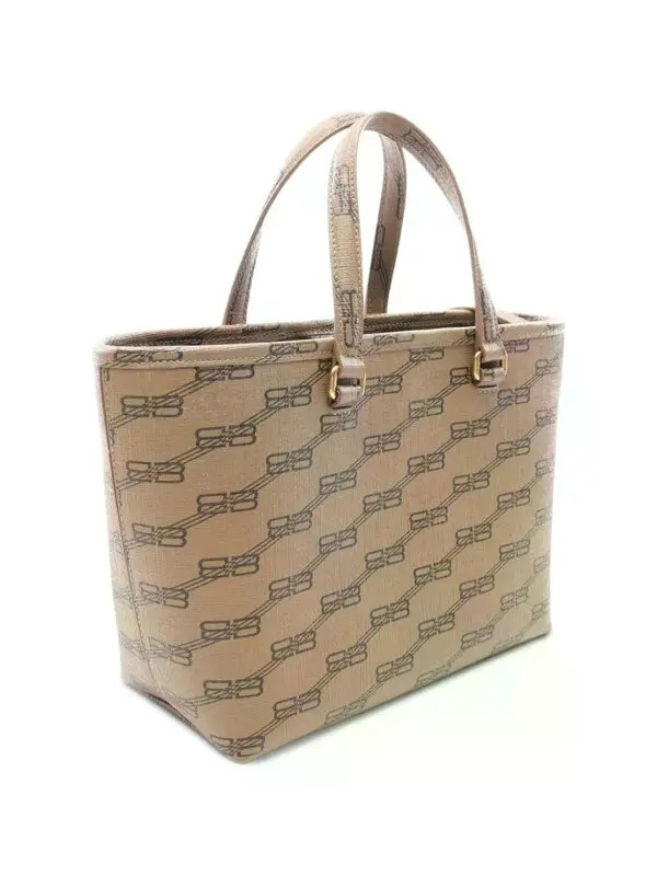 Balenciaga Bb Monogram Tote Bag - Neutrals