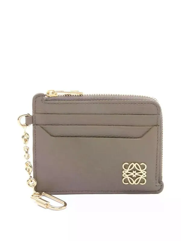 Loewe 2020s Anagram Square Coin Purse - Grey