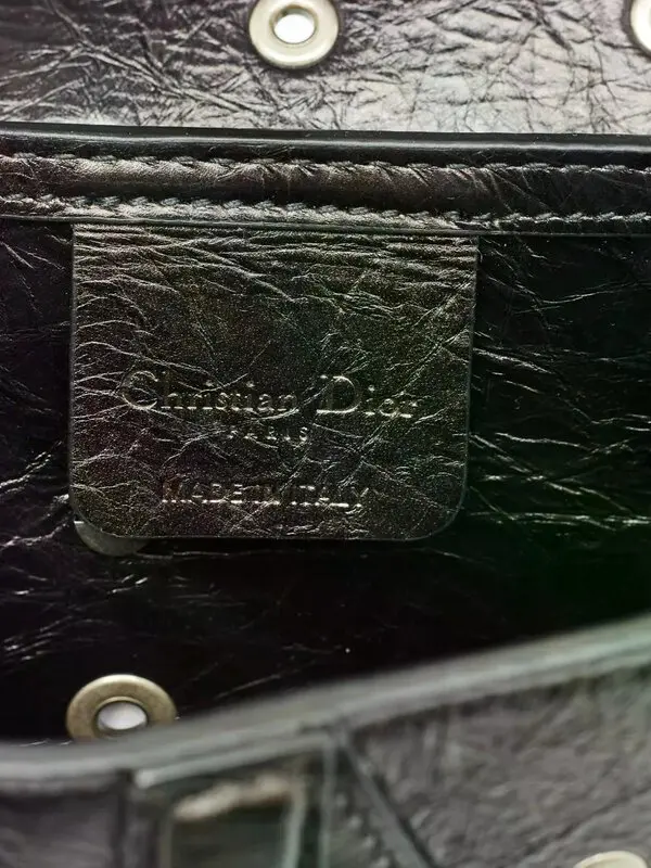 Dior 2024 Medium Saddle Eyelet-detail Shoulder Bag
