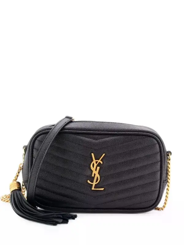 Saint Laurent Lou Camera Bag Matelasse Chevron Leather Mini Crossbody Bag