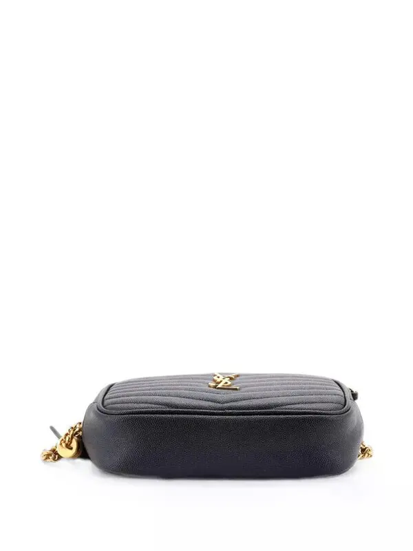 Saint Laurent Lou Camera Bag Matelasse Chevron Leather Mini Crossbody Bag