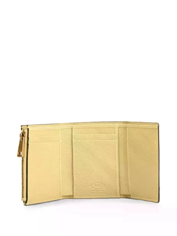TOD'S T Timeless Leather Wallet