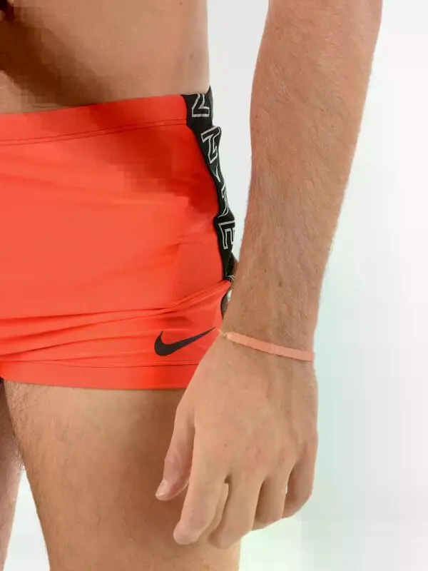 Nike Logo-print Side-band Swim Shorts