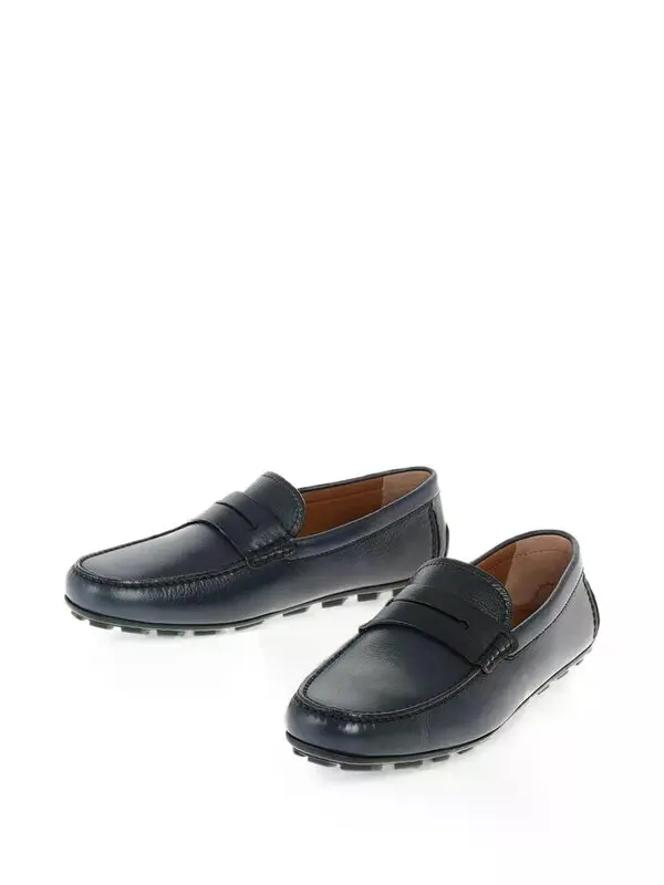 Zegna Leather Loafers